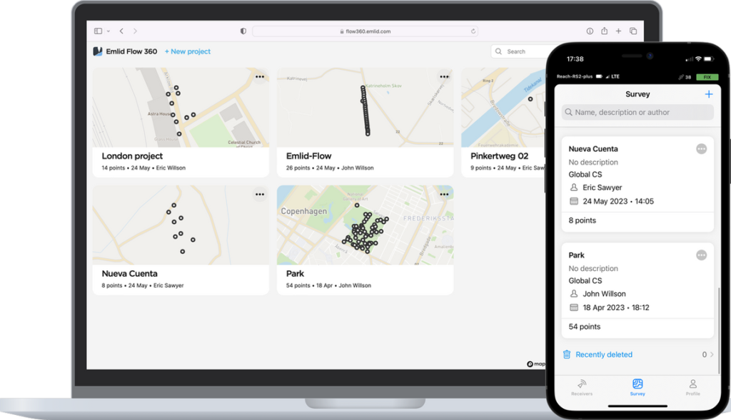 Emlid Flow | The Land Survey App for Reach Receivers